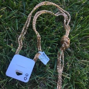 Claire's | Jewelry | Nwt Cute Diamond Gold Clairesnecklace Rope Chain ...